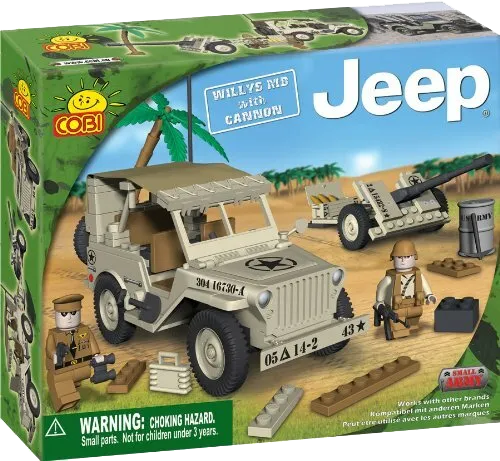 COBI Jeep Willys MB with Cannon #24181 – Not Just Collectibles, LLC