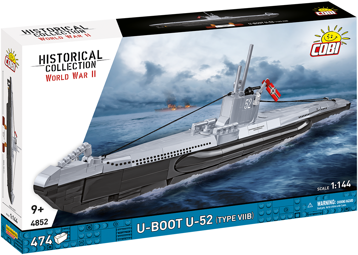 COBI U-Boot U-52 (Type VIIB) Set 4852 – Not Just Collectibles, LLC
